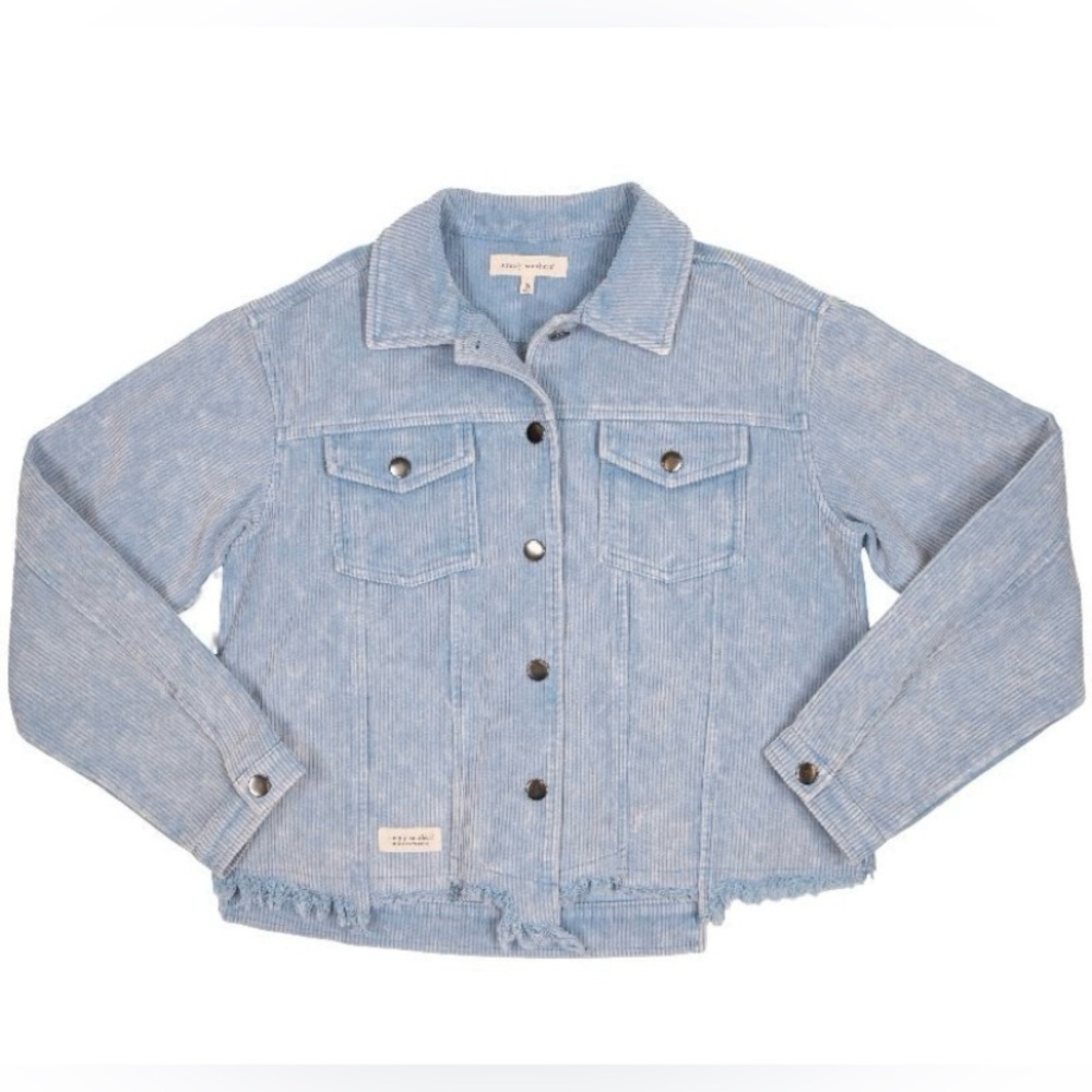 Simply Southern - Corduroy Cropped Jacket - Gem